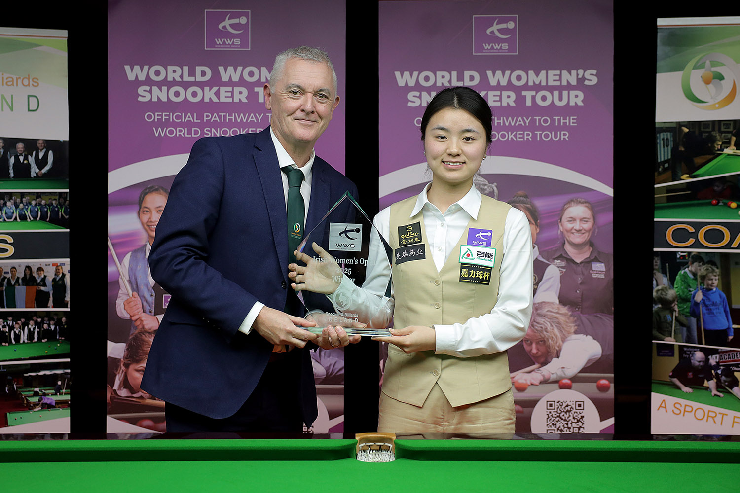 Bai Yulu is First Irish Champion - World Women's Snooker