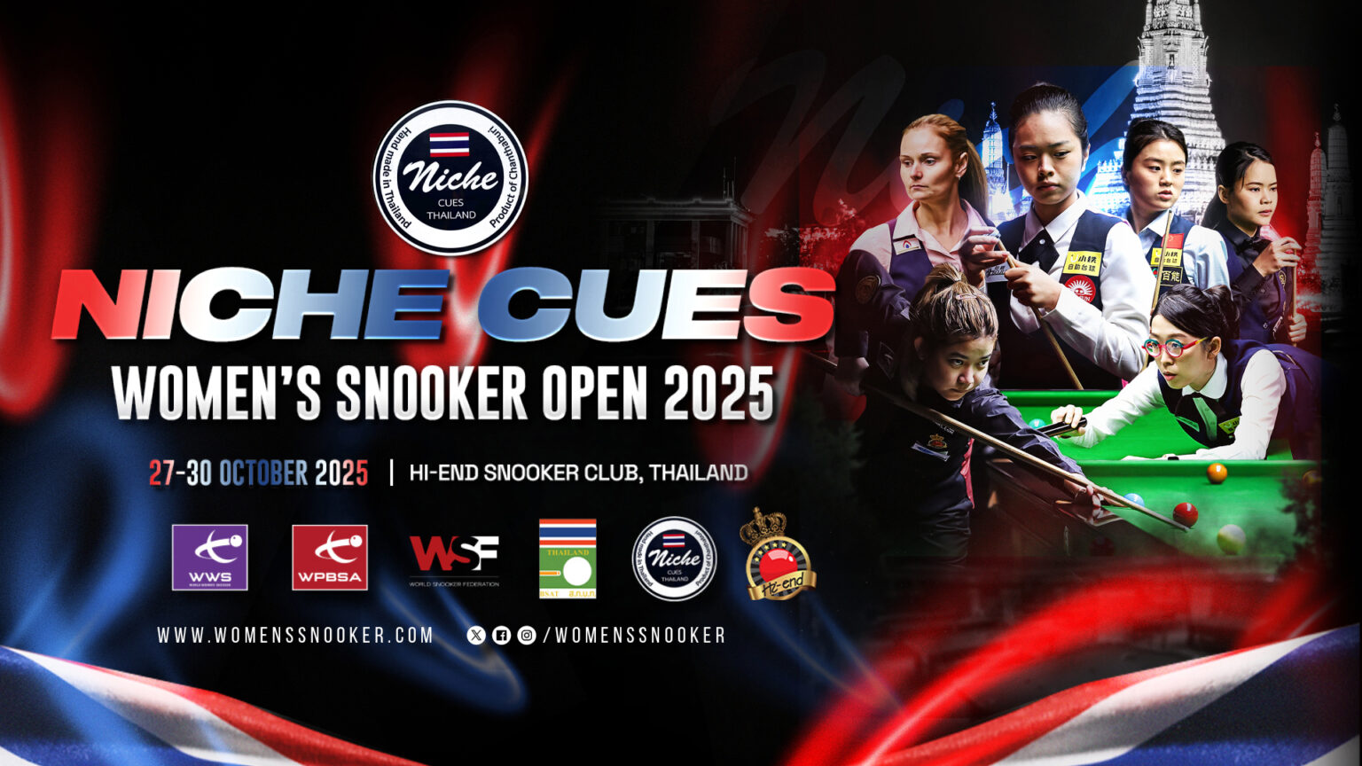 Niche Cues Women’s Snooker Open 2025 | Tournament Information - World ...