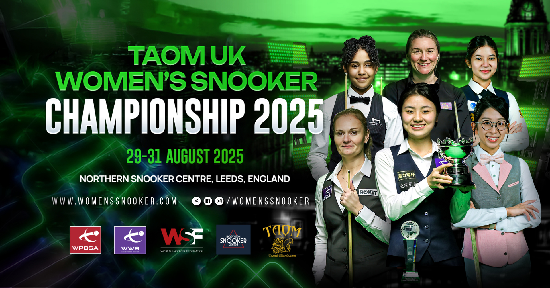 Taom UK Women’s Snooker Championship 2025 | Enter Now! - World Women's ...